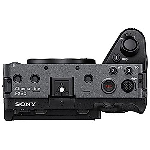 Sony FX30 Super 35 Cinema Line Camera with E PZ 10-20mm f/4 G Lens