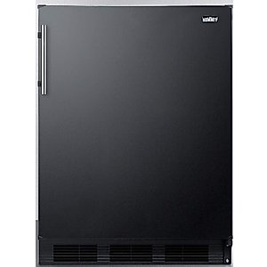 Summit CT663BK 24" Compact Refrigerator in Black