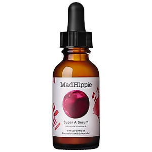 Mad Hippie Super A Retinol Serum for Face – Potent Skin Repair & Anti-Aging Serum with 3 Retinoids, Bakuchiol + Hydrating Hyaluronic Acid, 1.02 Oz