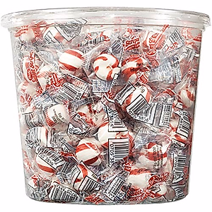 Bob's Sweet Stripes Soft Peppermint Candy, 160 Individually-Wrapped Pieces, 28 Ounce Jar