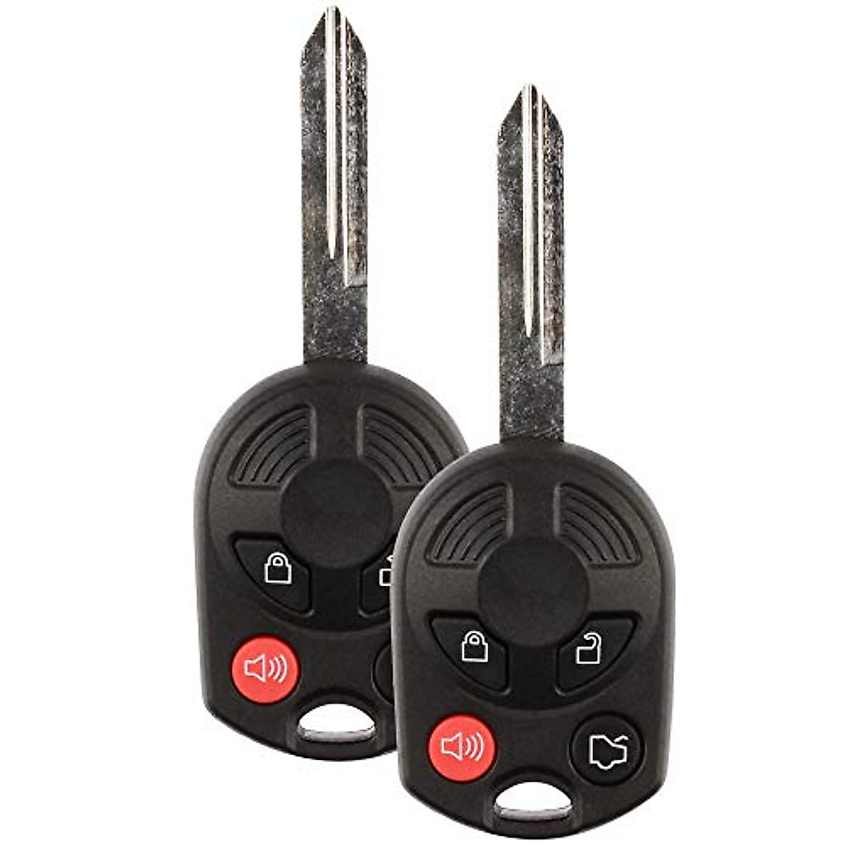 2X KeylessOption Remote Key Fob 4btn for Ford (OUCD6000022)