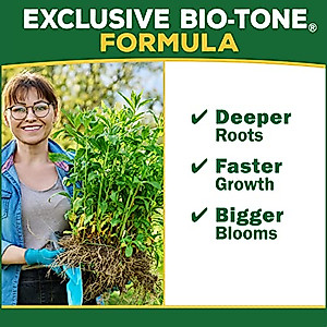 Espoma Organic Bio-Tone Starter Plus 4-3-3 Natural & Organic Starter Plant Food with Both Endo & Ecto Mycorrhizae; 4 lb. Bag; The Ultimate Starter Fertilizer - Pack of 3