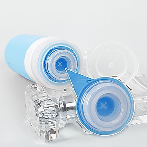 Meartchy 4 Pack Travel Bottles for Toiletries, 3oz Leak Proof Silicone Travel Size Toiletries Bottles, BPA Free Squeezable Travel Size Containers, TSA Approved Travel Essentials (Multicolor)