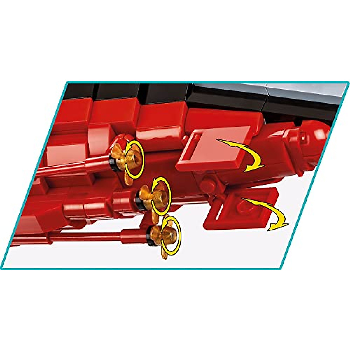 Cobi toys 2417 Pcs Hc WWII /4835/ Battleship Gneisenau