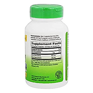 Nature's Way Black Elderberry 100 capsules Pack of 3