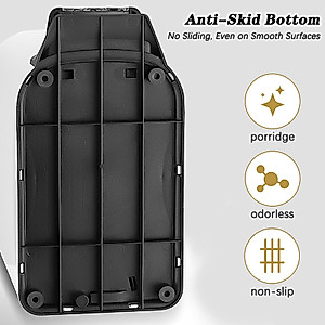 Small Narrow Bathroom Trash Can with Lid Bathroom,1.6 Gallon Stainless Steel Wastebasket with Lid Soft Close,Slim Trash Can with Removable Inner Bucket for Toilet, Bedroom,Office (White)