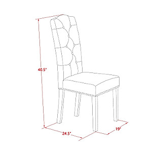 East West Furniture DLEL5-WHI-07 5 Piece Dining Room Table Set Includes a Round Dining Table with Dropleaf and 4 Gray Linen Fabric Upholstered Parson Chairs, 42x42 Inch, Linen White