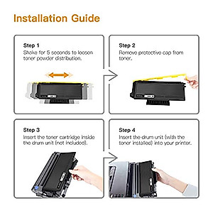 E-Z Ink (TM) Compatible Toner Cartridge Replacement for Brother TN580 TN650 TN550 TN620 High Yield Compatible with HL-5370DW HL-5340D DCP-8060 DCP-8065DN HL-5240 HL-5250DN MFC-8660DN (Black, 2 Pack)