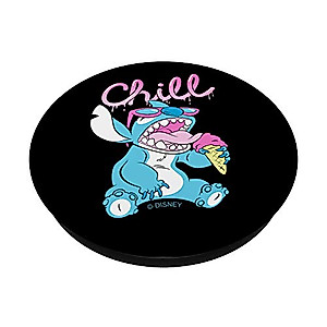 Disney Lilo and Stitch Chill Ice Cream PopSockets PopGrip: Swappable Grip for Phones & Tablets