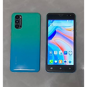 1G RAM 4G ROM，X11 aderroo Android Smartphone, 5.0-inch Screen，Front and Rear Cameras，Only Supports Dual SIM Card Frequency Band of 3GWCDMA：850/2100MHZ，Unlocked Cell Phone（Blue-Green）