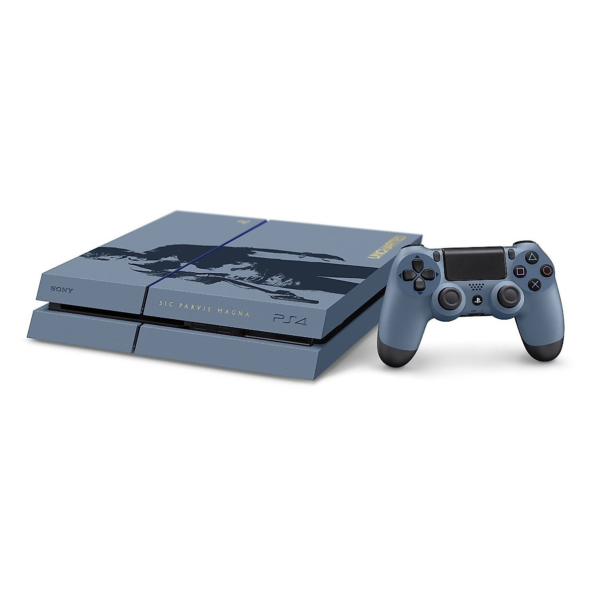 PlayStation 4 500GB Console - Uncharted 4 Limited Edition Bundle [Discontinued] (Renewed)