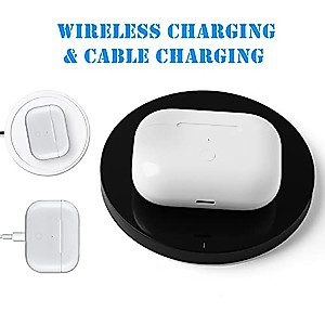 Wireless Charging Case Replacement Air Pod 3 Compatible with AirPods 3rd Generation, for Air Pod 3 rd Charger Wireless Case with Bluetooth NO Earbuds