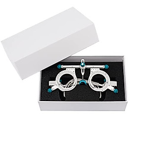 Aist Optics Adjustable Trial Lens Frame Optometric Universal Optical Trial Frame, 50g Ultralight Optometry Test Lens Titanium Optical Test Eyepiece, AS SHOW, AS SHOW