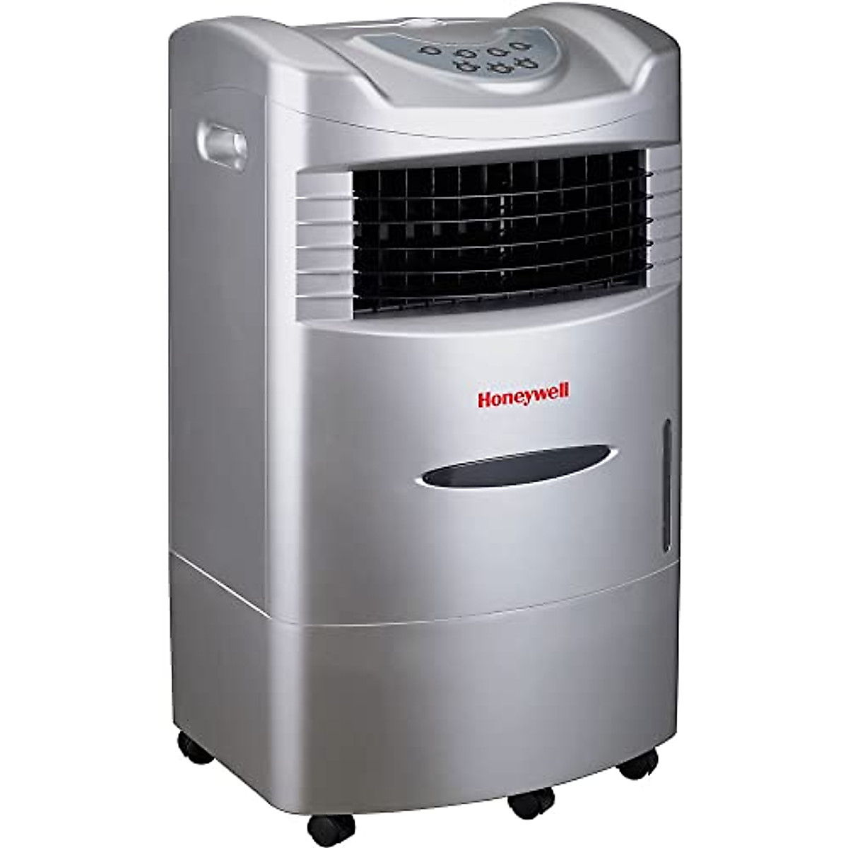 Honeywell CL201AE 470 CFM Indoor Evaporative Air Cooler (Swamp Cooler) with Remote Control in Silver
