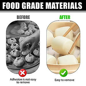 8Pcs Round Silicone Dehydrator Sheets Non-stick Fruit Dehydrator Mats Dehydrator Tray Liner Reusable Reusable Steamer Mat Mesh Sheet for Fruit Dryer (Round 13" Diameter)