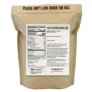 Anthony's Premium Pea Protein, 2 lb, Plant Based, Gluten Free, Unflavored, Vegan, Keto Friendly, Made from Peas