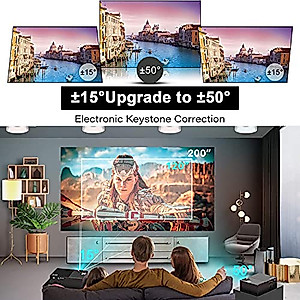 JIMTAB M18 PRO Native 1080P Video Projector,WiFi HD Projector Support AV,VGA,USB,HDMI, Compatible with Xbox,Laptop,iPhone and Android for Academic Display and Home Theater (Metallic Black(M18 Pro))