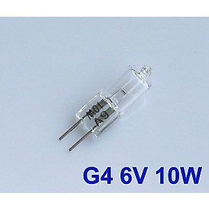 10x G4 6V 10W/20W Halogen Light Bulbs 6 Volt 10/20 Watt Dimmable 2700K for Landscape/Desk Lamp (10, watts)