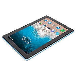 HEEPDD Smart Tablet, 8800mAh 8+20MP 4GLTE 6GB+128GB Storage 1920X1200 Resolution GPS Tablet with Charging Cable for Recreational Reading (Blue)