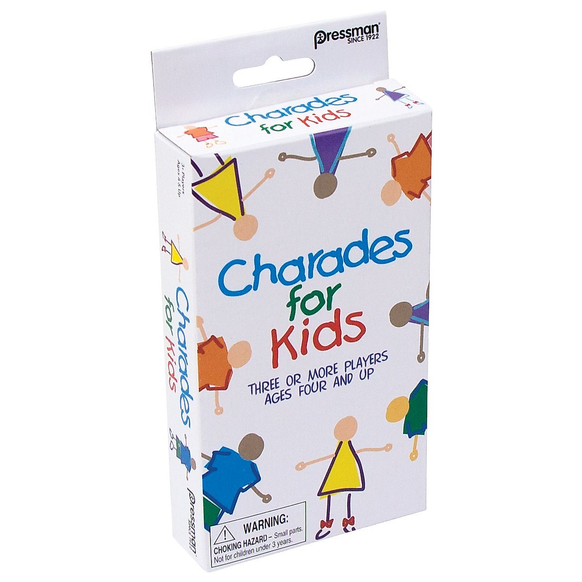 Pressman Charades for Kids Peggable - No Reading Required Family Game Multicolor ,5"