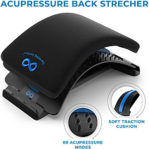 Back Stretcher for Lower Back Pain Relief - Get Spine Decompression & Back Decompression with This Adjustable Back Stretching Device - The Ultimate Back Pain Relief Products - Everlasting Comfort