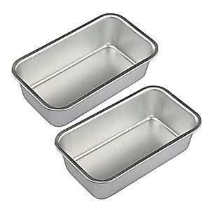 UPKOCH 2pcs Banana Suit Non Stick Baking Sheet Mini Loaf Pans with Lids Loaf Baking Tray Baking Pan French Bread Household Baking Plate Kitchen Supplies Cake Baking Tray Non Stick Pan Set