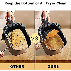 Air fryer liners for Ninja,paper air fryer liners disposable,Power xl air fryer liners 8.6''*5.5'',Air Fryer Disposable Paper Liner For Ninja DZ201 DZ401