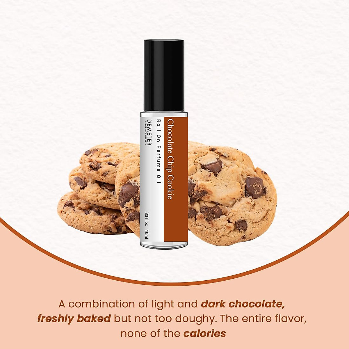 DEMETER Chocolate Chip Cookie Roll On Perfume Oil, 0.33 Oz, Long-Lasting