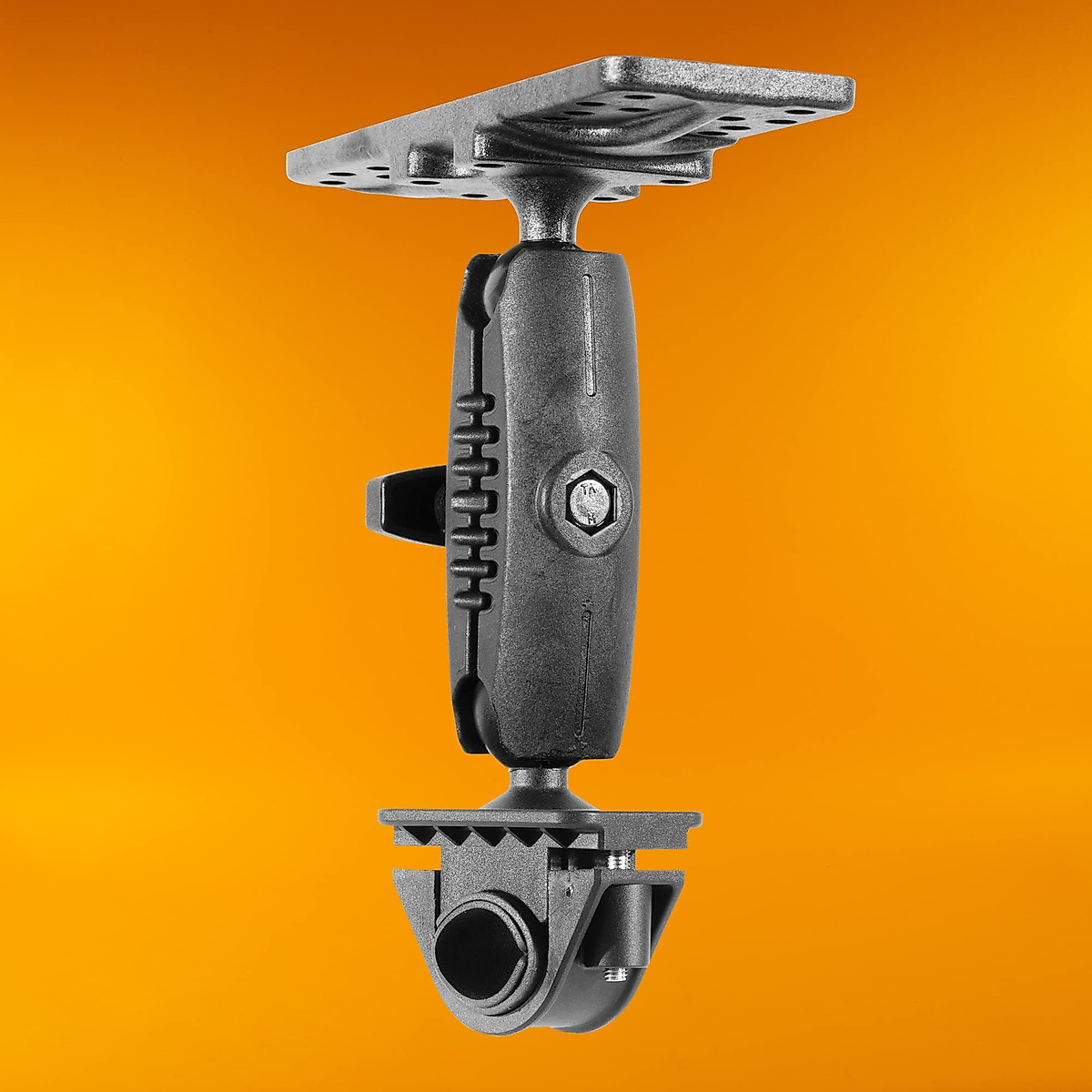 iBOLT Fish Finder Bizmount Heavy Duty Handlebar/Post/Pole/Rail Mount for Watersports, Kayaking, Fishing, Boating Etc.