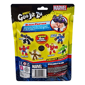 Heroes of Goo Jit Zu Licensed Marvel Hero Pack - Black Panther, Multicolor, 41099