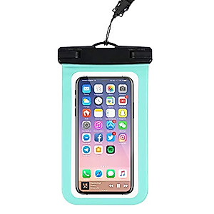 Harapu Universal Waterproof Phone Pouch Case Compatible for iPhone 13 12 11 Pro Max XS MAX XR X 8, Galaxy S21 S20 S11 S10 S8 S8+, Most Phone up to 6.5" Diagonal, Green