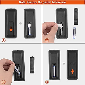 RE6214-1 Universal Soundbar Replacement Remote Control Compatible with Polk Audio Signa S1 S2 S3,with Battery