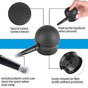 Hair Building Fibers,Hair Thickening Fibers Spray Pump 2-in-1 Kit Set,Thicker Fuller Hair in 15 Seconds-Instantly Conceals Hair Loss,Natural Formula Hair Thickener for Fine Hair for Women & Men​