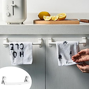 Kitchen Storage Rack Non Perforated Storage Racks Cabinet Door Hook for Dishcloth Bathroom Rack for Hanging Towel Bath Towel Bars Today Deals Prime