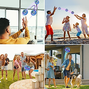 XINHOME Flying Ball Orb Toys Hover Soaring Flying Toy Globe Shape Magic Boomerang Spinner Hand Controller Mini Drone for Kids Adults Outdoor Indoor (Blue)