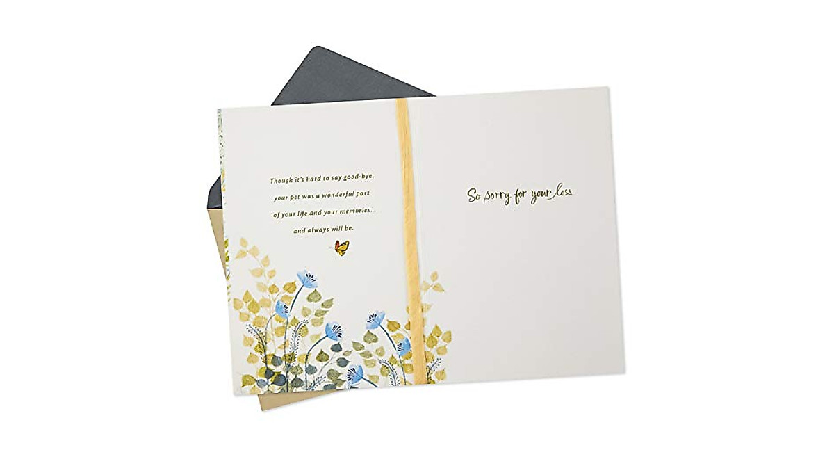 Hallmark Pet Sympathy Card - Thoughtful Condolences
