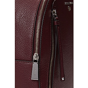 Michael Kors Women's Brooklyn Medium Backpack, Merlot, OneSize