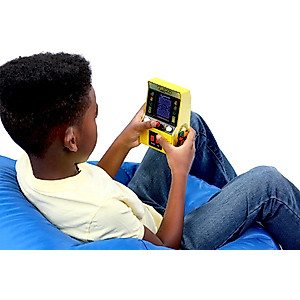 Basic Fun Arcade Classics - Pac-Man Color LCD Retro Mini Arcade Game, 2 Players, Yellow