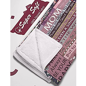 RFHBP Gifts for Mom, Gifts for Mom from Daughter, Mom Gifts, Birthday Gifts for Mom, Mom Birthday Gifts, Gift for Mom, for Mom Blanket 50" × 60"