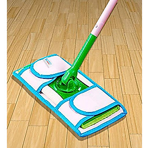 Set Of 2 Microfiber Weber’s Wonders Prime Mop Pads - Washable - Reusable - Durable - Works With Swiffer and ReadyMop Heads