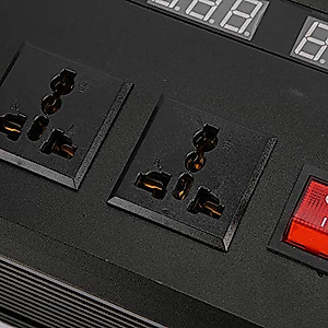 12V 24V to 220V Solar Inverter High Power, Solar Power Inverter Sine Wave Inverter Built in Cooling Fan, AC Outlets USB Charging Ports Ideal 24V to 220V,10000W