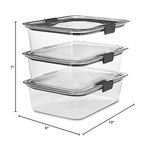 Stoge Rubbermaid Brilliance bundle Food Storage Containers, 1.3 Cup (2 pack)