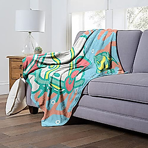 Northwest Sanrio Hello Kitty Silk Touch Throw Blanket, 50" x 60", Deep Diving