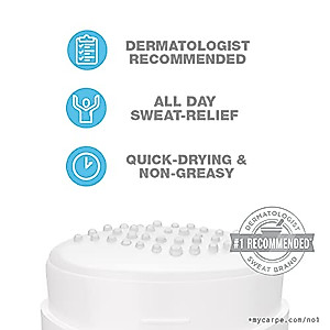 Carpe Underarm Antiperspirant and Deodorant, Clinical strength with all-natural eucalyptus scent, Combat excessive sweating without irritation, Stay fresh and dry all day long, Great for hyperhidrosis