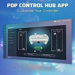 PDP Gaming REMATCH Advanced Wired Controller for Xbox Series X|S/Xbox One/PC, Customizable, App Supported - Frosted Diamond (Amazon Exclusive)