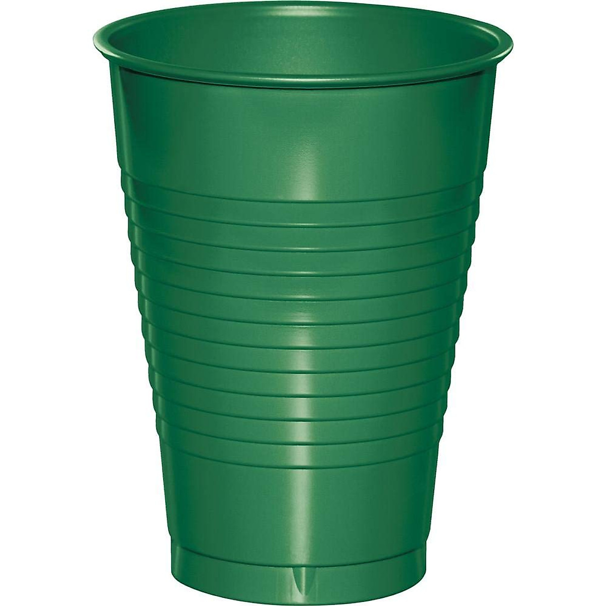 Creative Converting Plastic Cups, 12 oz, Emerald Green