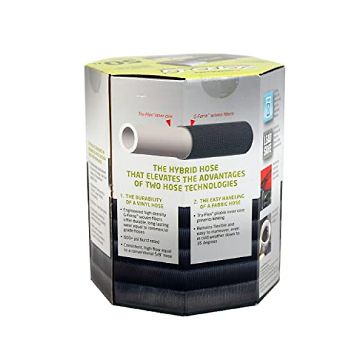 Zero-G 5/8 in. D X 50 ft. L Black Aluminum Garden Hose