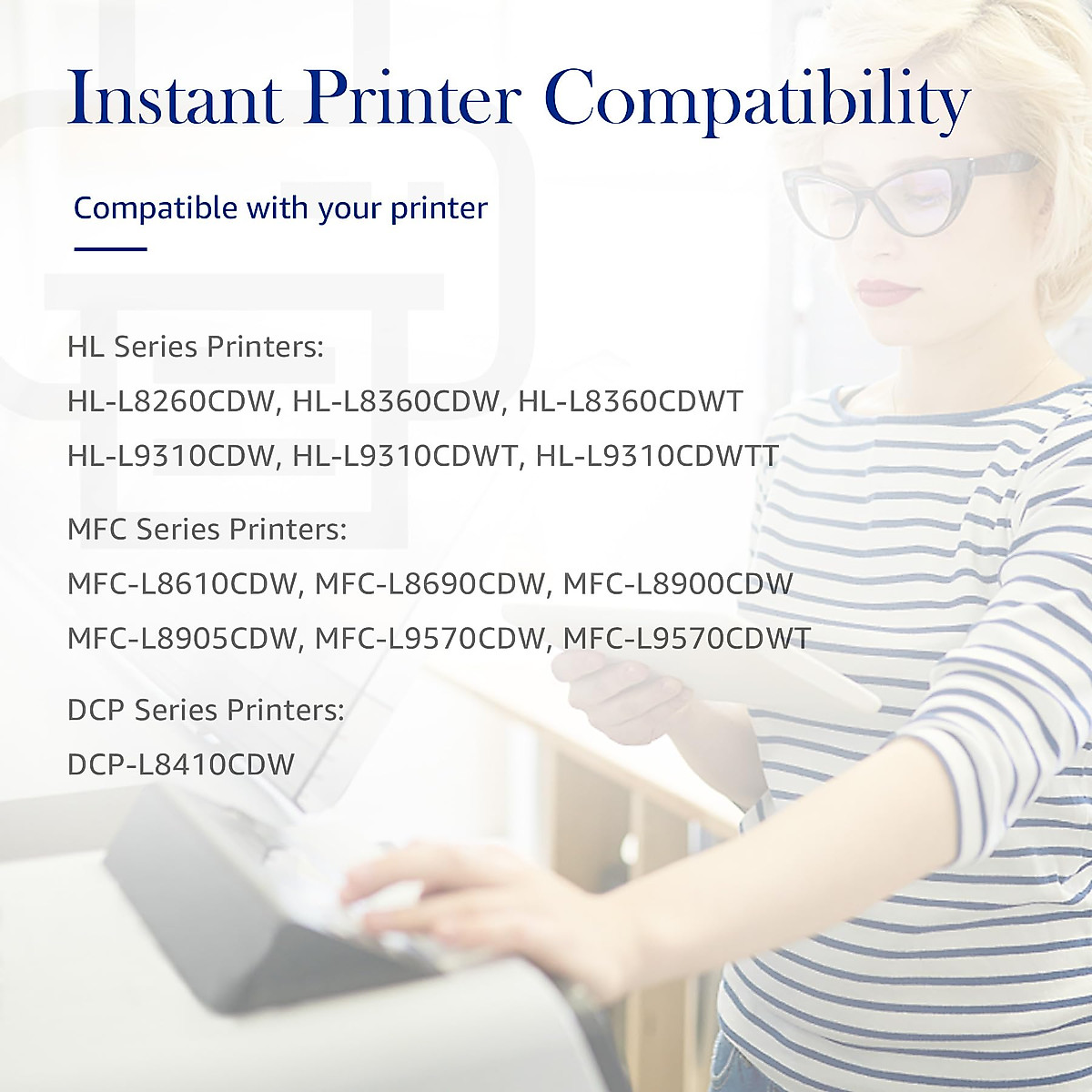 STAROVER Compatible Toner Cartridge Replacement for Brother TN433 TN 433 431 TN433BK TN431 TN431BK for HL-L8360CDW MFC-L8900CDW HL-L8260CDW HL-L8360CDWT MFCL8610CDW MFCL9570CDW Printer (1BK,1C,1M,1Y)