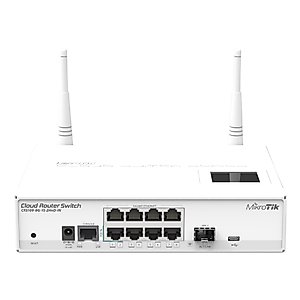 MIKROTIK CRS109-8G-1S-2HND-IN Mikrotik CRS109-8G-1S-2HnD-IN Cloud Router Switch 8 x Gigabit, S MikroTik Cloud Router Switch CRS109-8G-1S-2HnD-IN