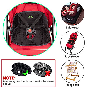 Piddle Pad Car Seat Protector, Waterproof Potty Training Seat Saver Pads for Infants Baby and Toddlers, Machine Wash and Dry (Black)